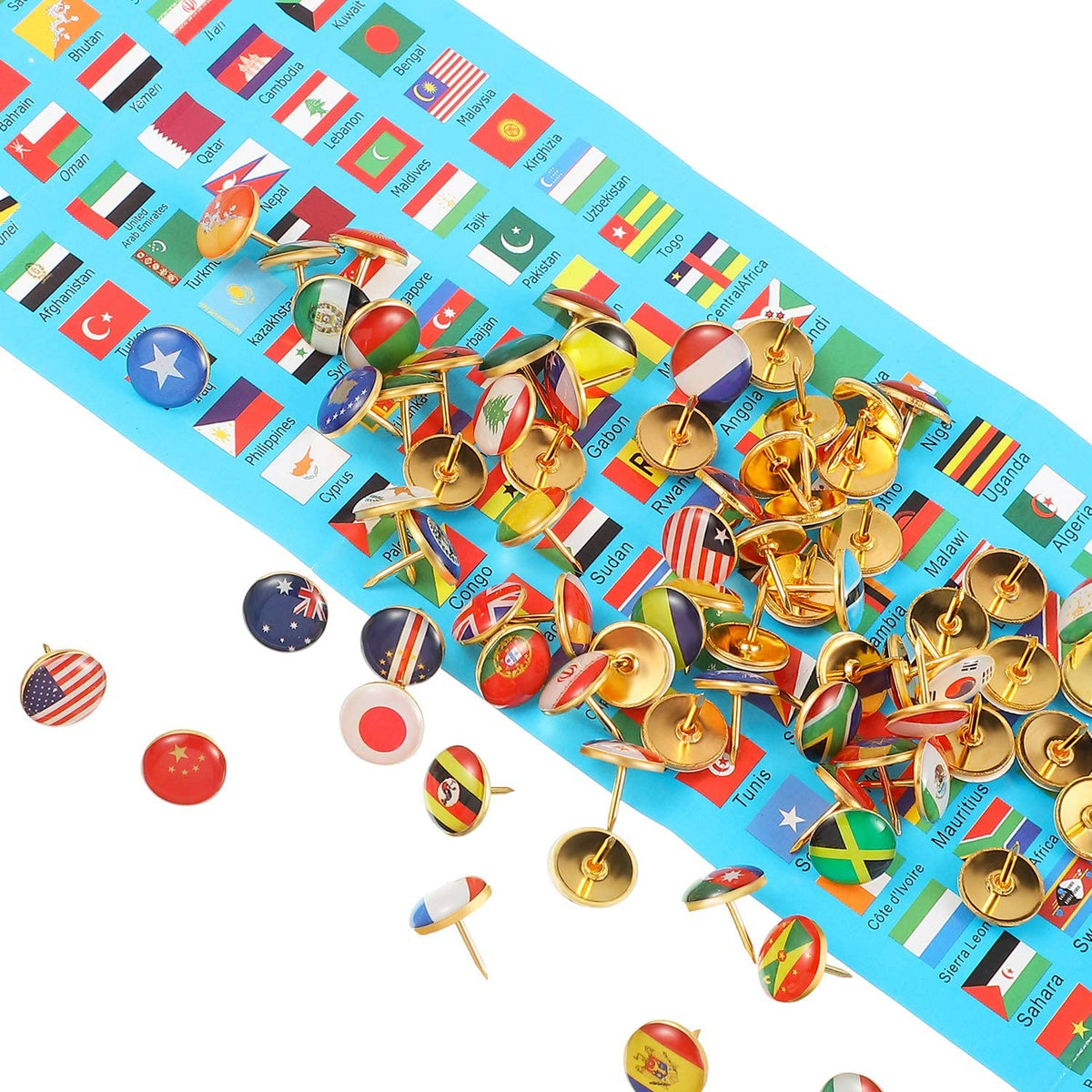 Flag Push Pins